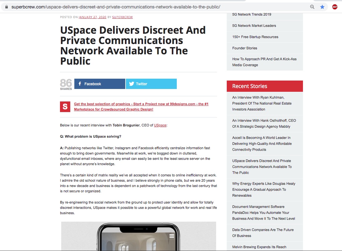 Media Assets — USpace Private Network